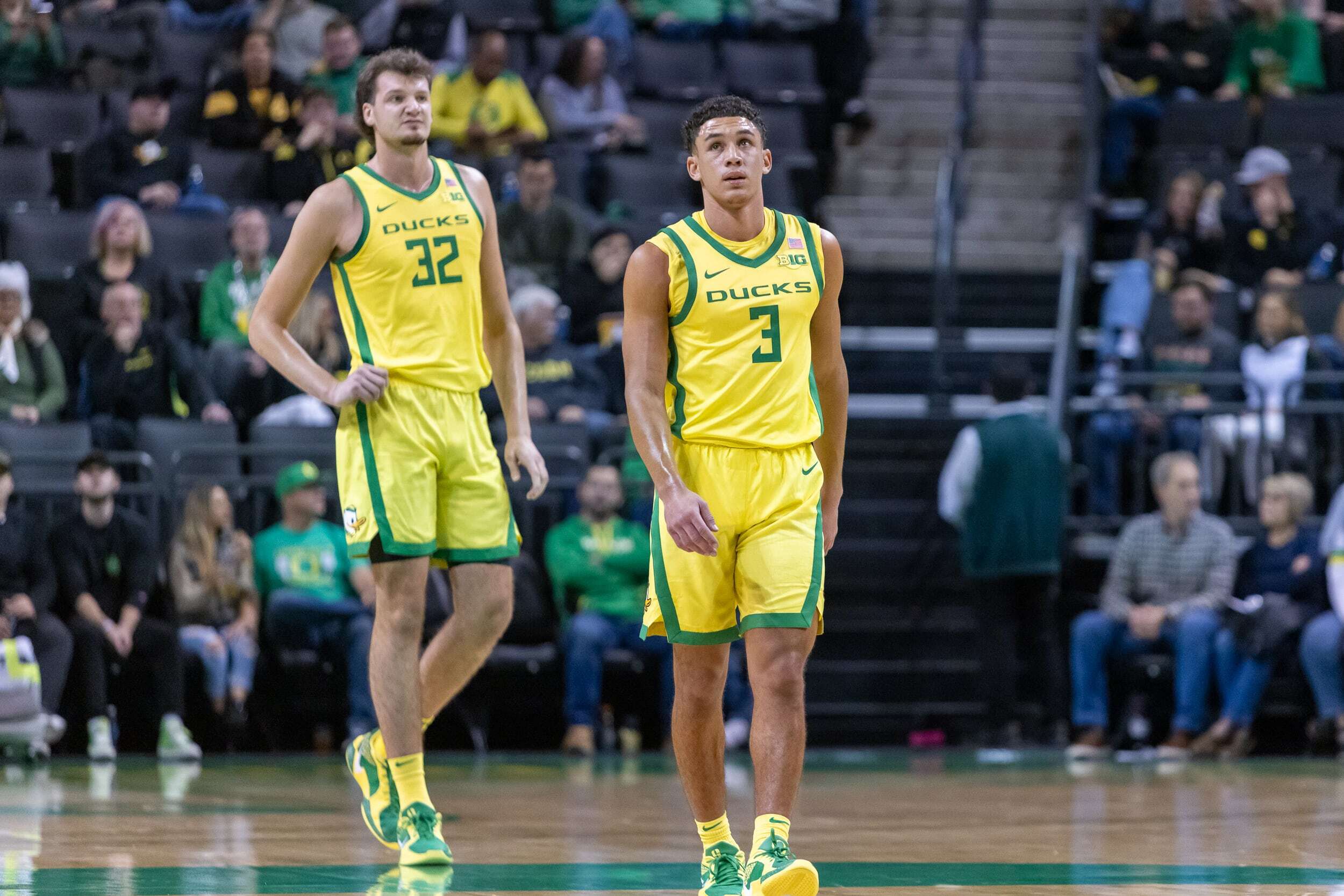 Oregon’s Nate Bittle, Jackson Shelstad out vs. No. 4 Michigan