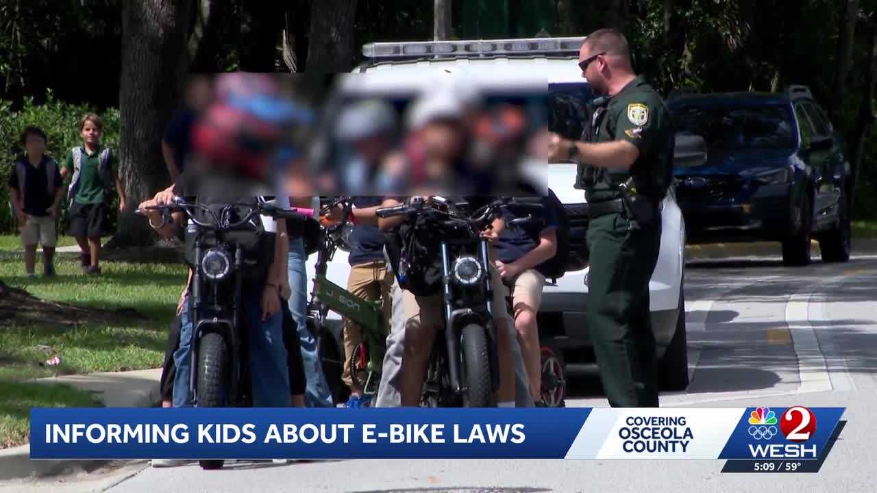 Osceola County deputies educate kids on e-bike safety