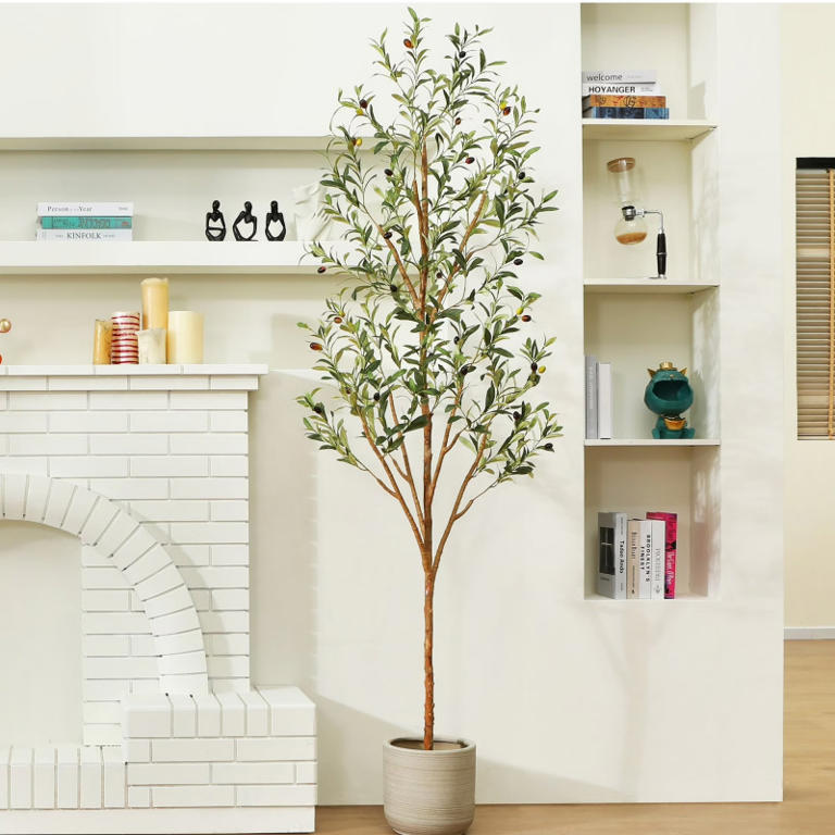 Walmart’s faux olive trees are a low-maintenance way to brighten up winter