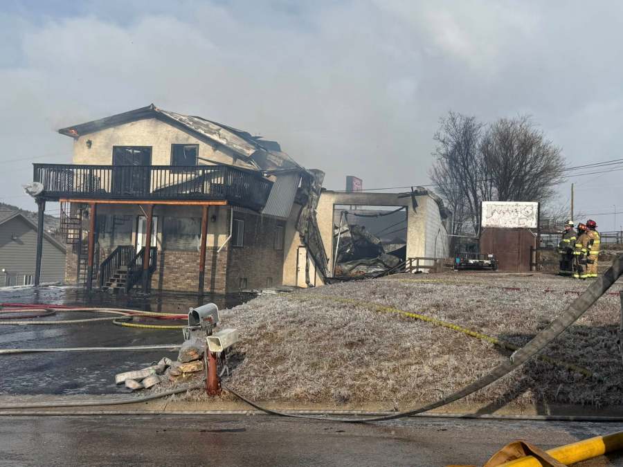 Morning house fire in Rapid City