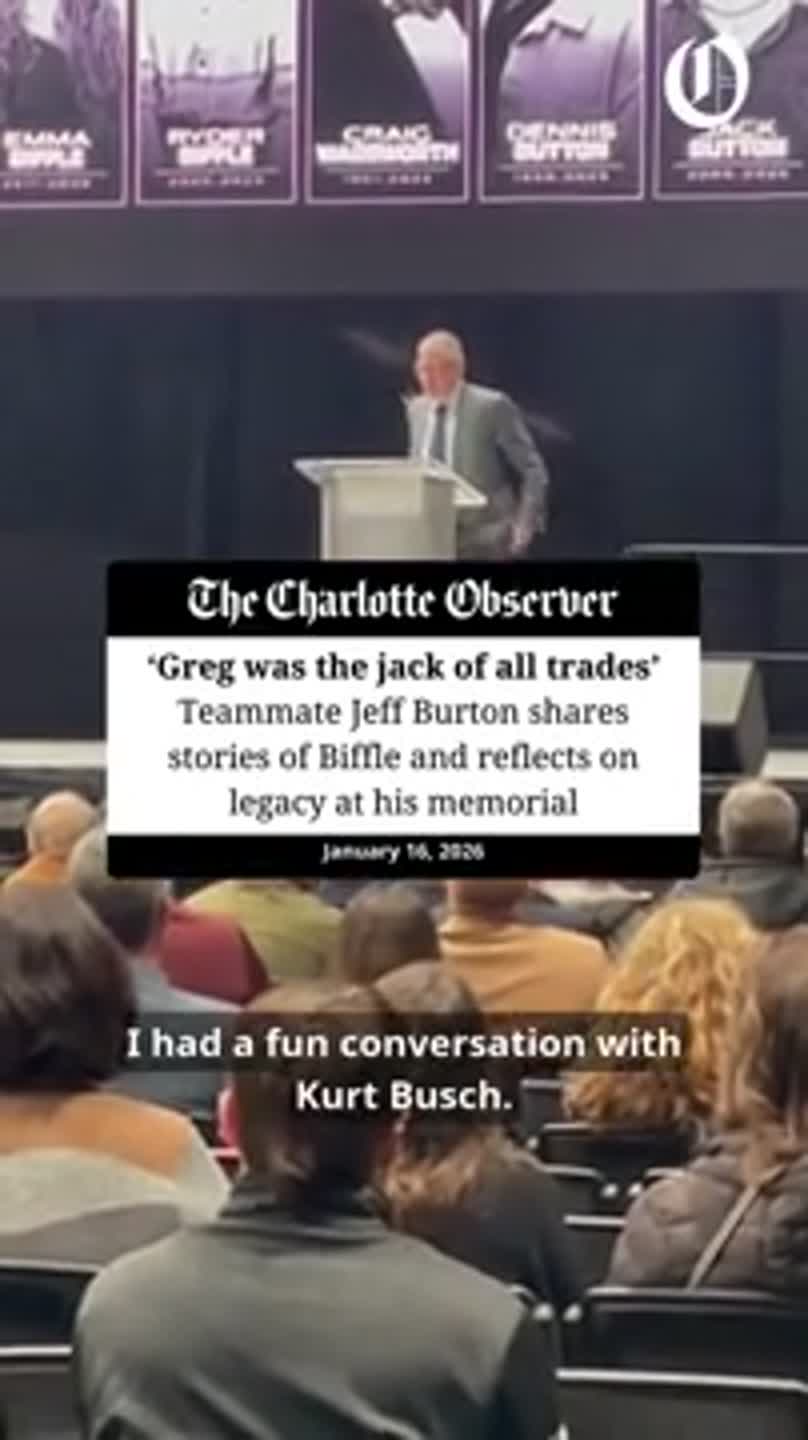 'Jack of all trades.' Jeff Burton shares stories of Biffle, reflects on legacy at his memorial ...