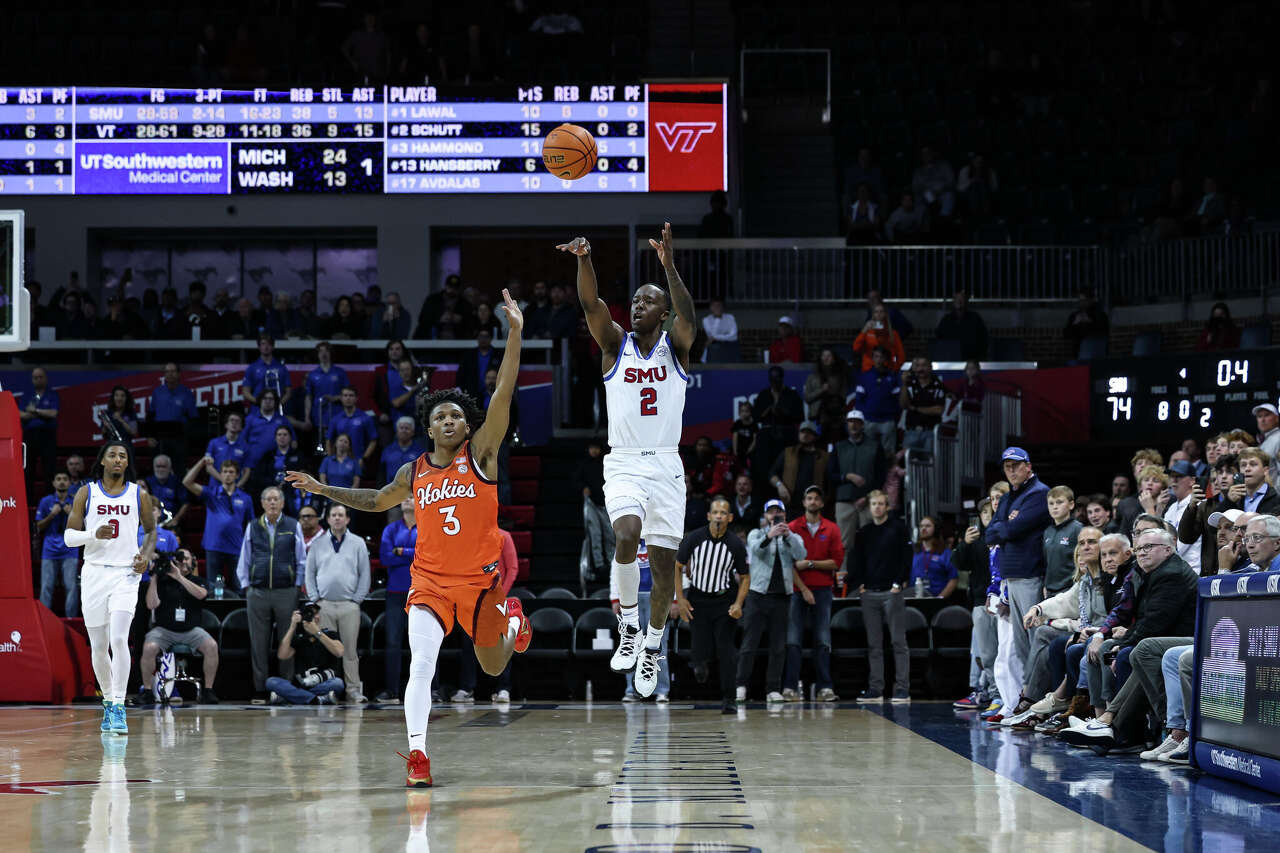 SMU basketball's buzzer-beating win over Virginia Tech was pure fire