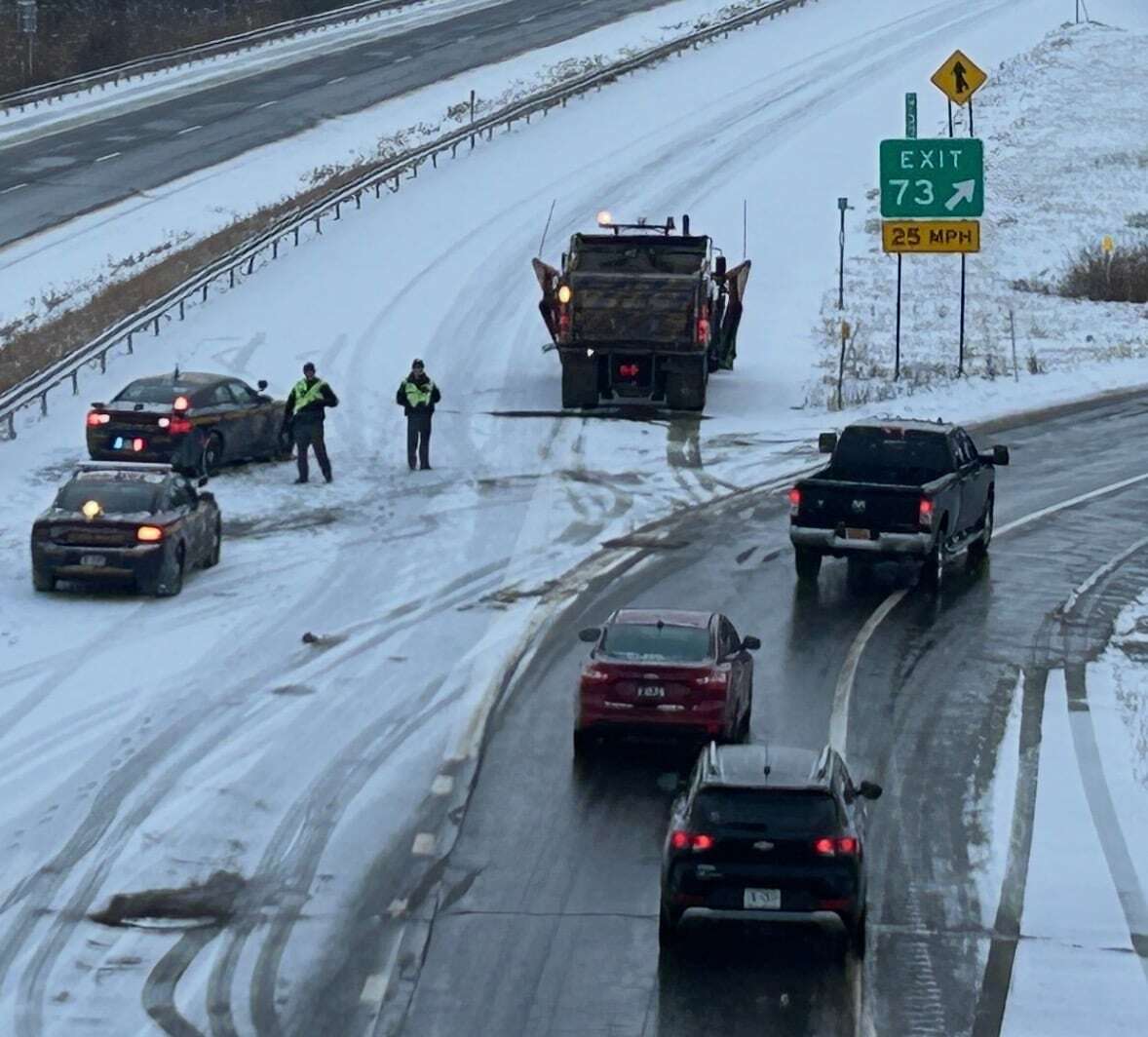 See photos, video of the 37-vehicle pileup on I-81 in LaFayette