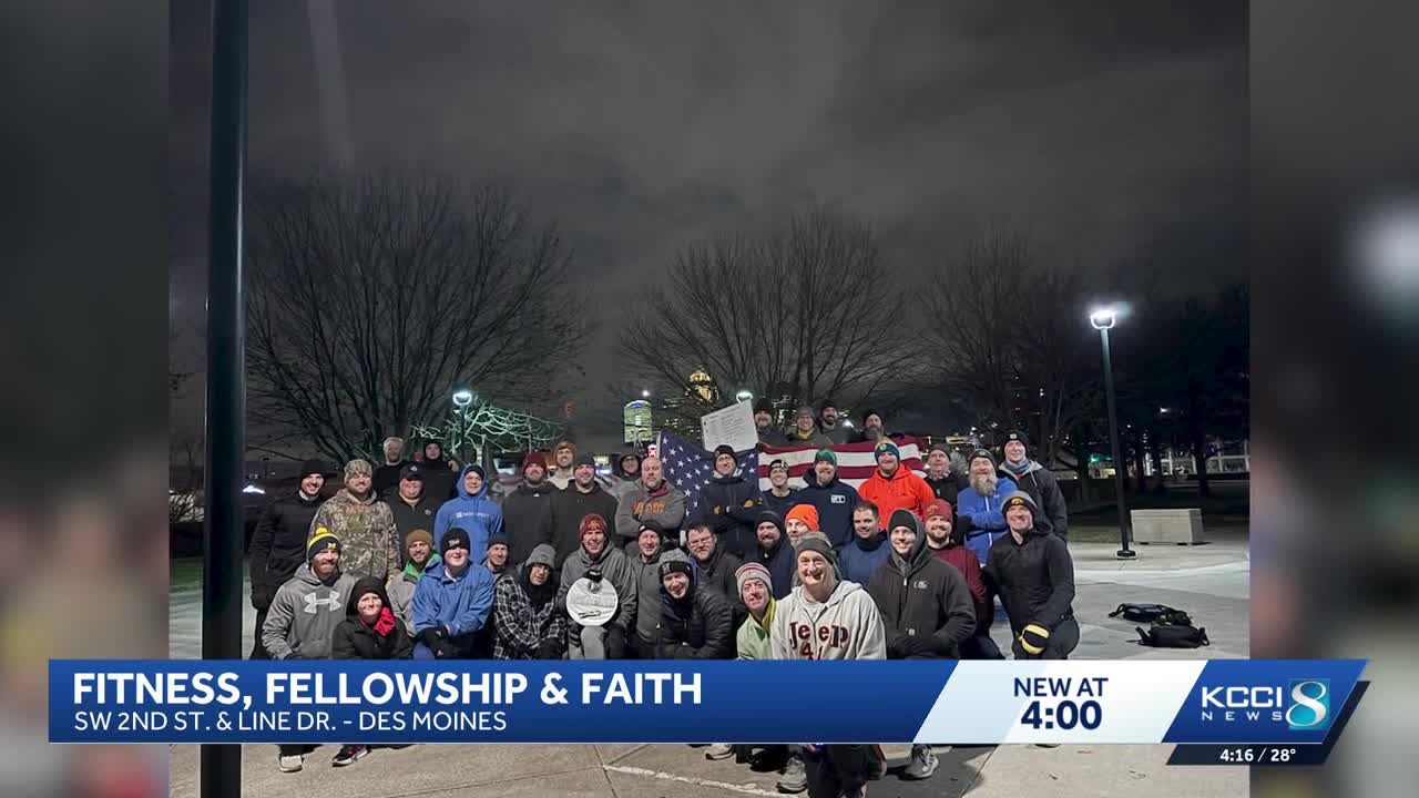 Des Moines men embrace cold weather for fitness and fellowship