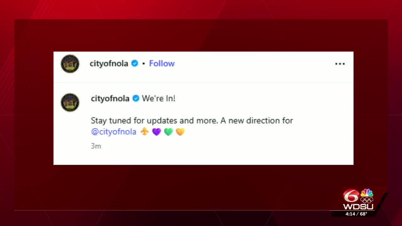 Moreno administration gains access to New Orleans' Instagram account