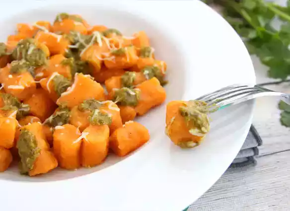 Gnocchi de batata (ñoquis de boniato)