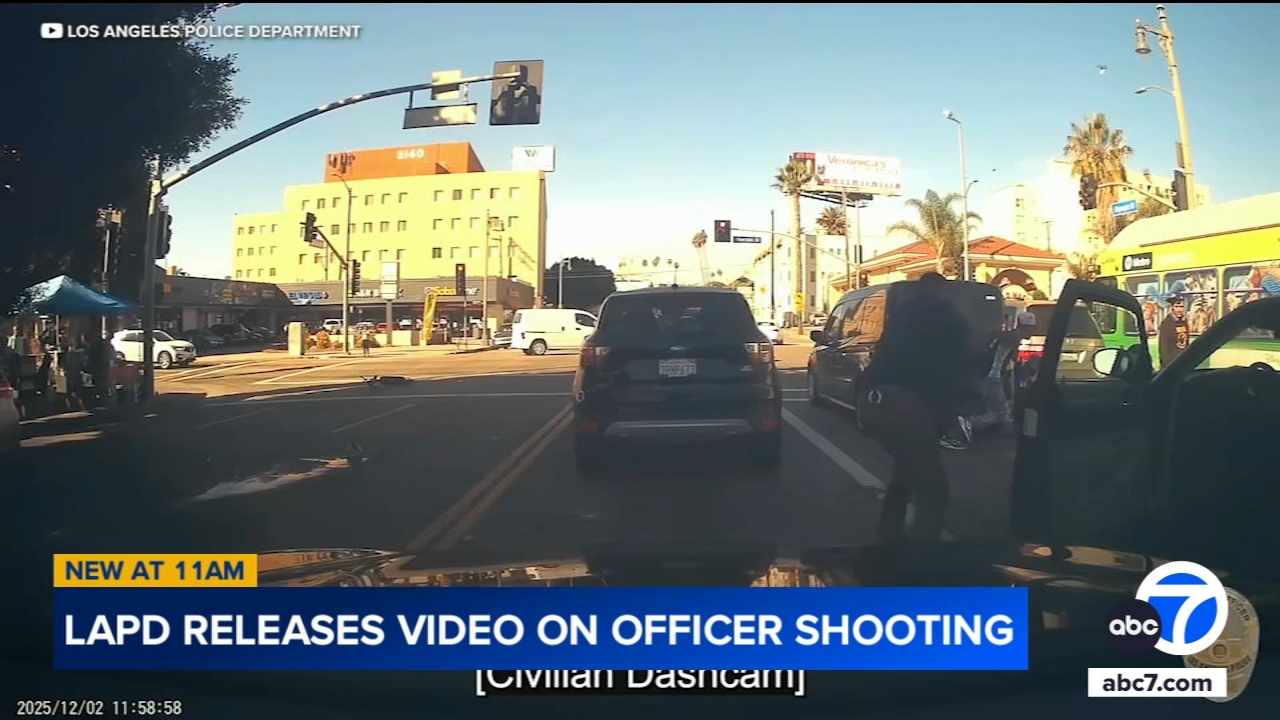 LAPD releases video of shooting in which plainclothes detective opens ...