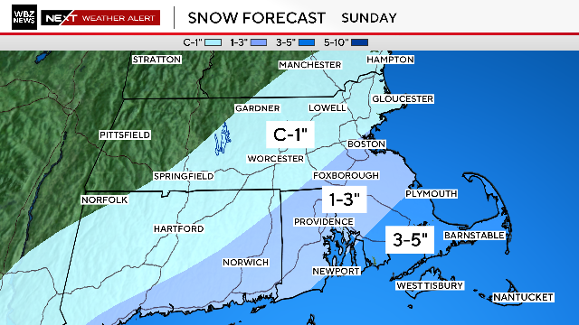 Storms will bring snow to Massachusetts on Saturday and Sunday. Maps ...