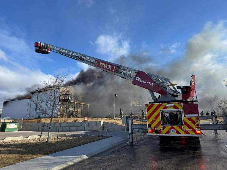 Morning house fire in Rapid City