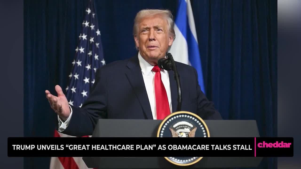 Trump unveils “Great Healthcare Plan” as Obamacare talks stall