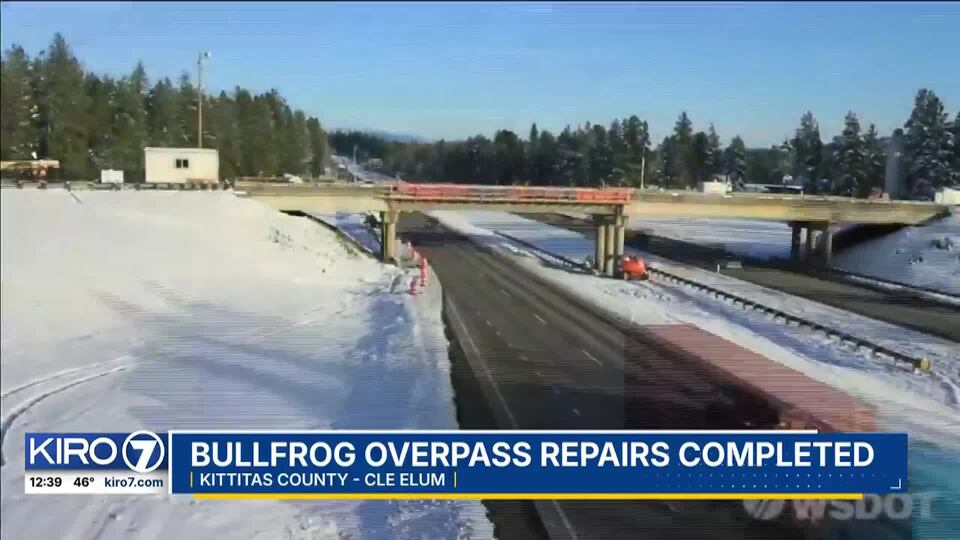 Video: Bullfrog overpass completed on schedule