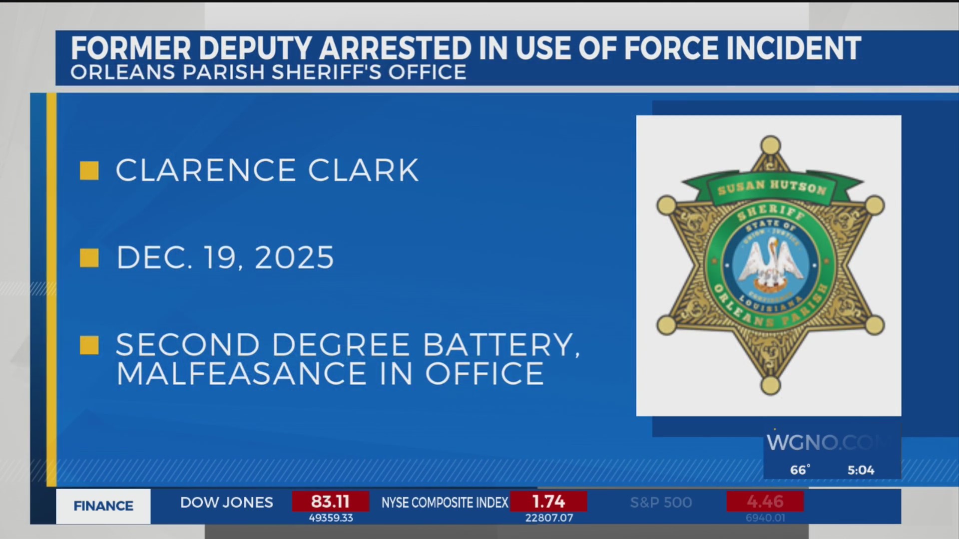 Orleans Parish Sheriff's Office deputy arrested in connection with ...