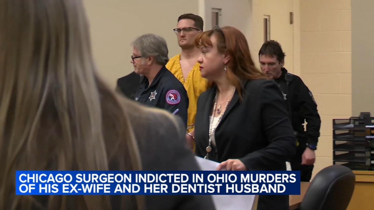 Chicago surgeon indicted in Ohio murders of his ex-wife, her dentist husband