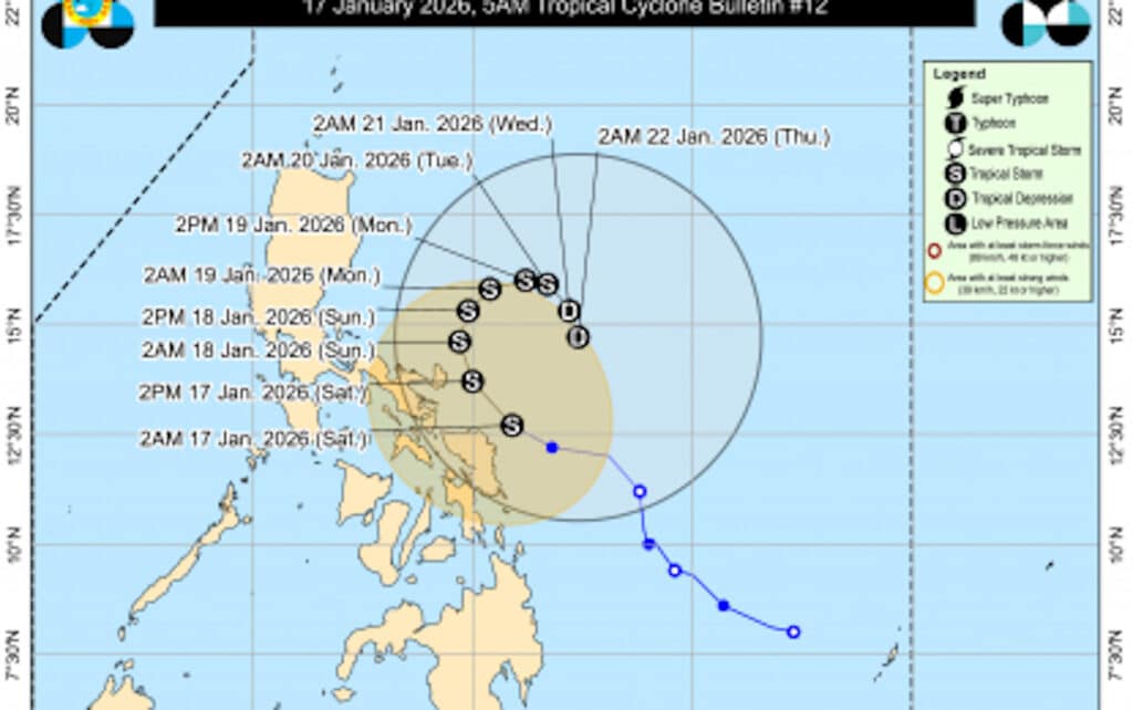 Ada intensifies over sea off Bicol, signal No. 2 up in parts of PH