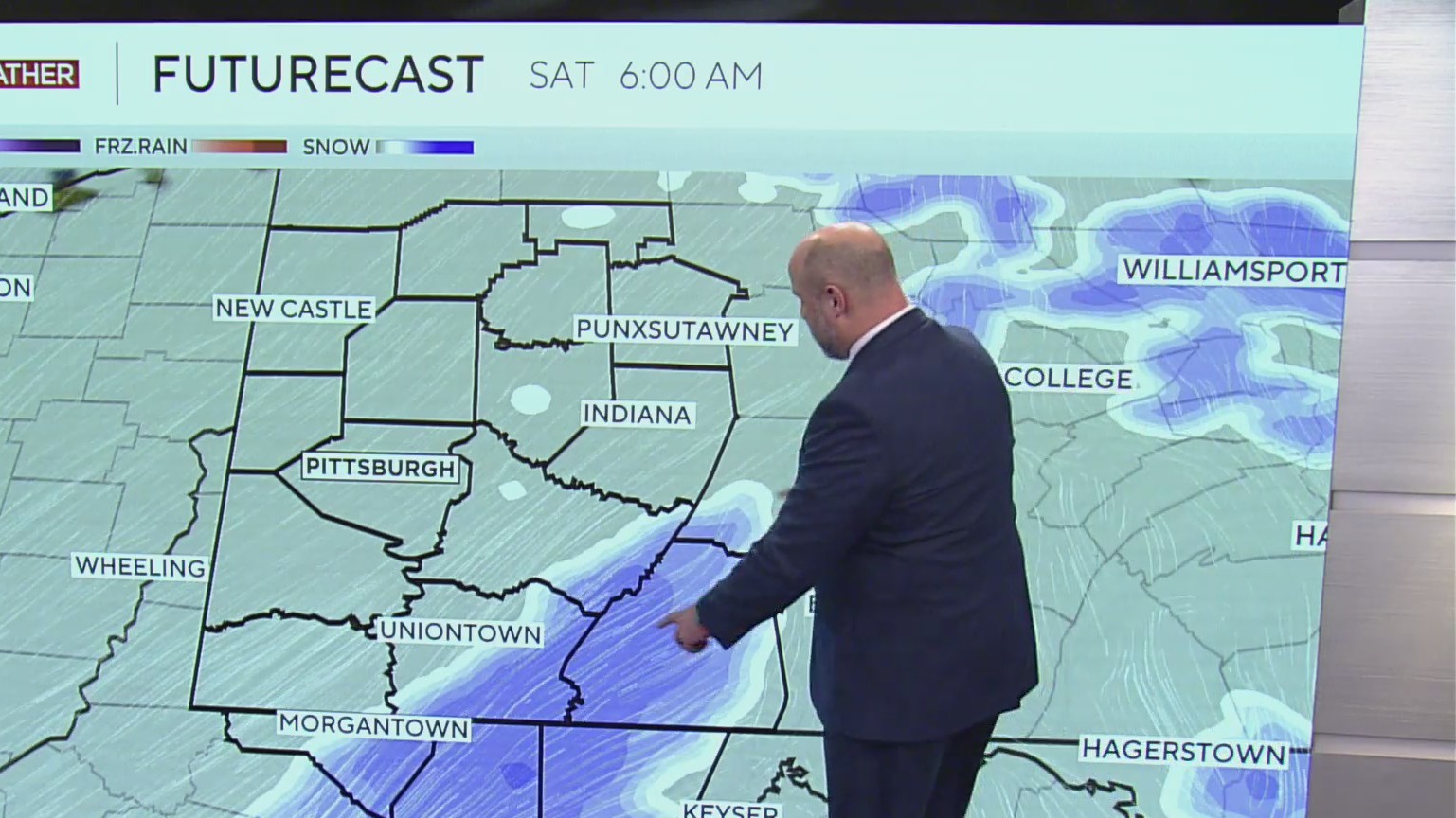 KDKA-TV evening forecast (1/16)
