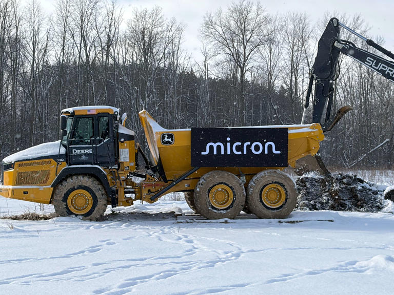 Micron breaks ground on massive chipmaking plant that could transform ...