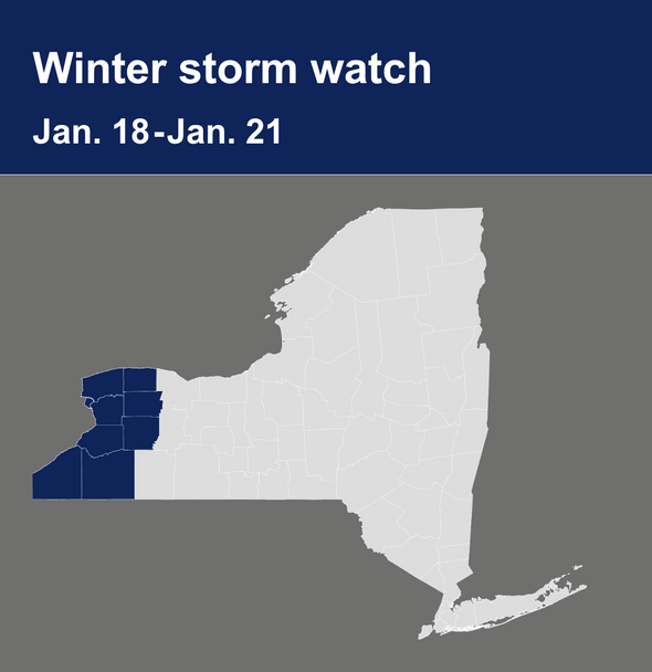 New York winter weather warning for 7 counties as 7 inches of 'lake ...