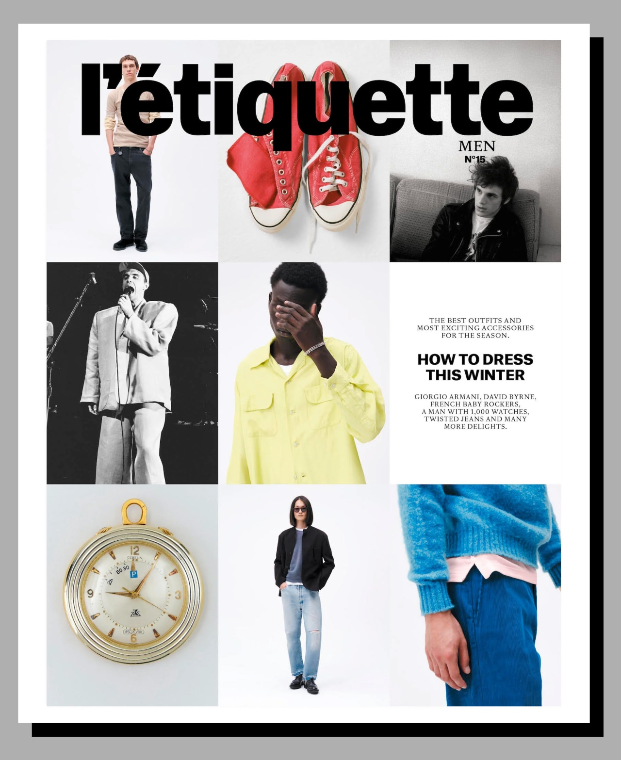 Where do men get style tips today? Hint: Not magazines