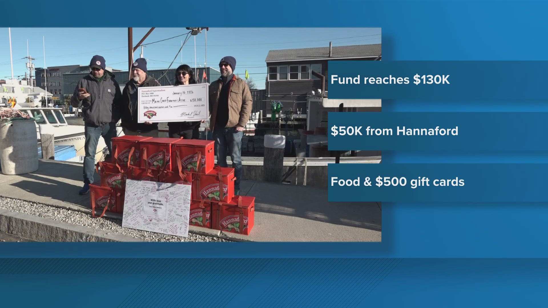 Fishermen Relief Fund reaches $130K following devastating wharf fire