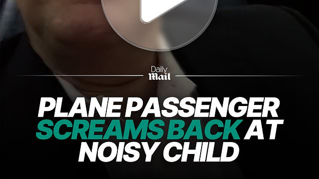 Plane passenger confronts family over noisy child during flight