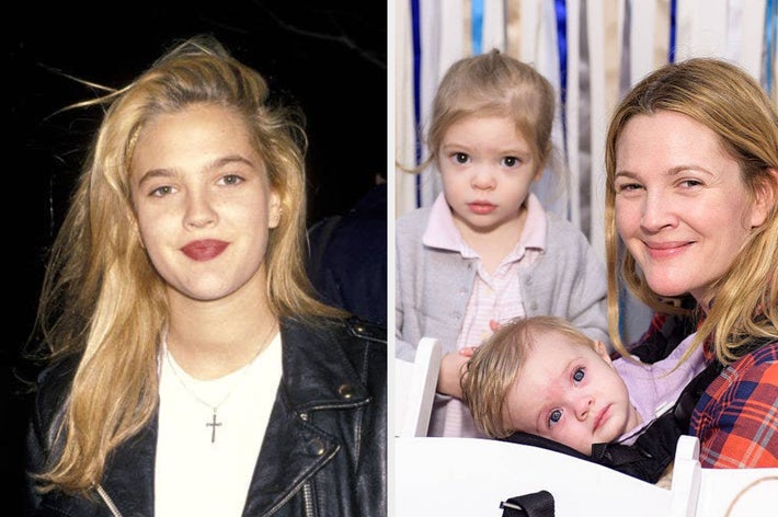 Drew Barrymore’s reaction to a photo of her 10-year-old self has left ...