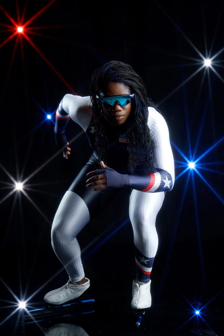 Best photos of Team USA speed skating star Erin Jackson