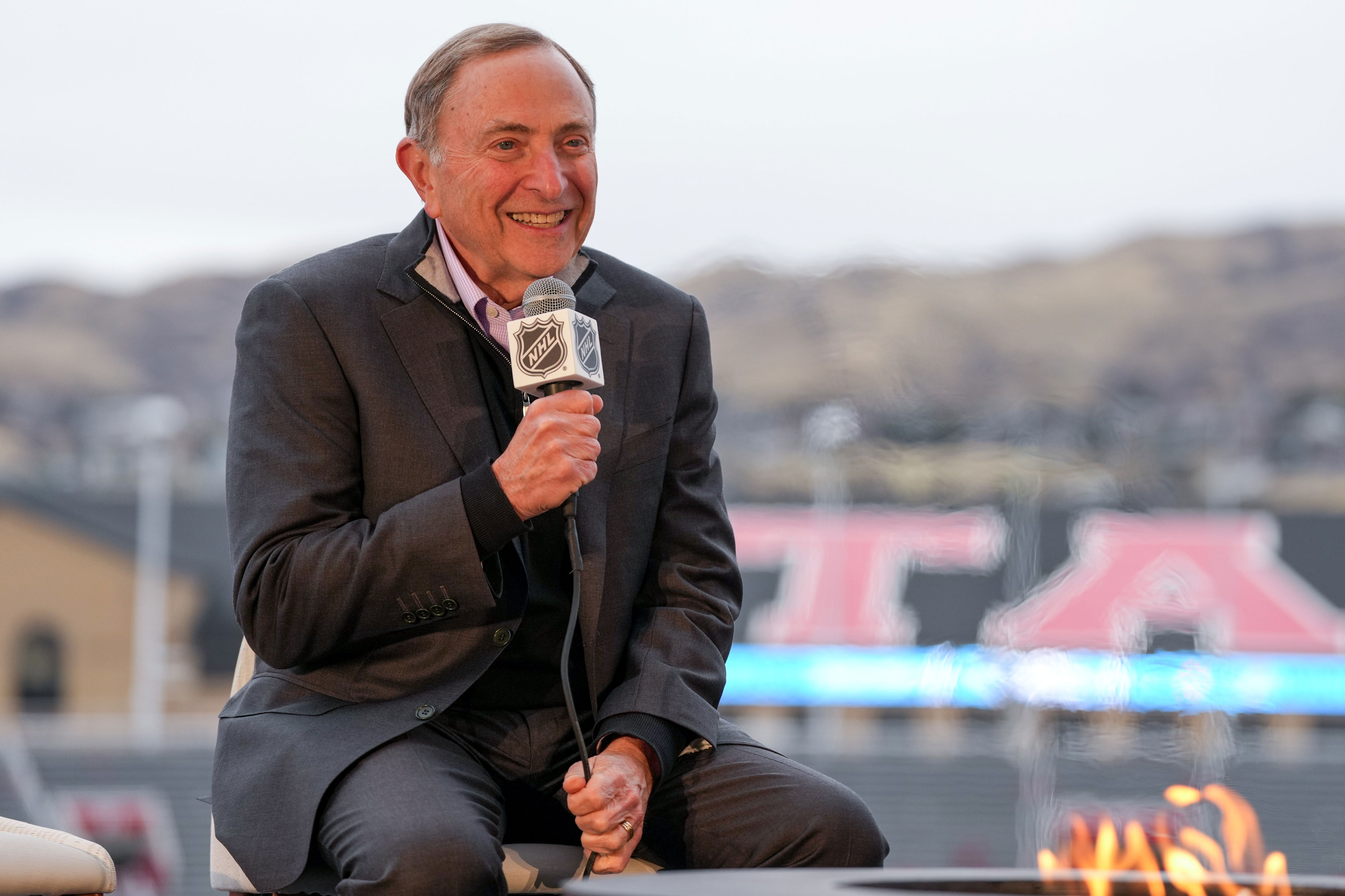 NHL commissioner Gary Bettman binged all of Heated Rivalry in one night