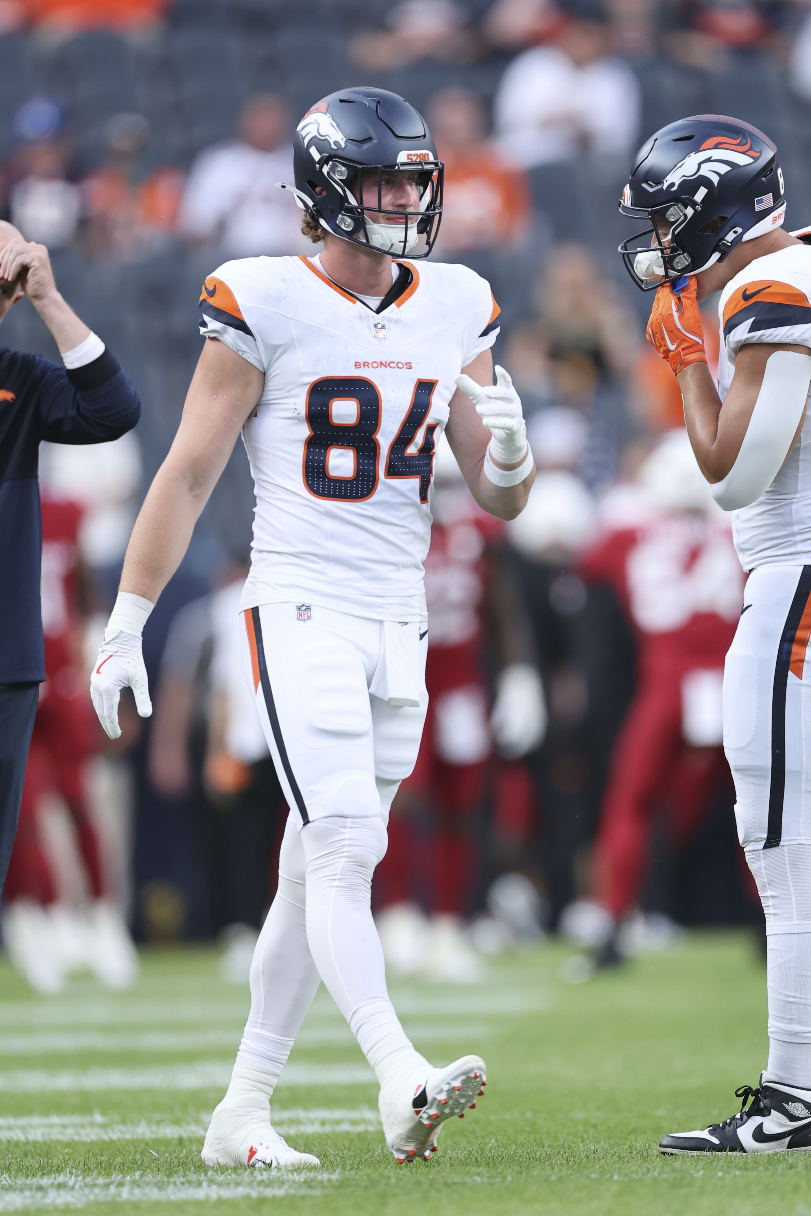 Broncos elevate rookie TE Caleb Lohner and WR Elijah Moore for the ...