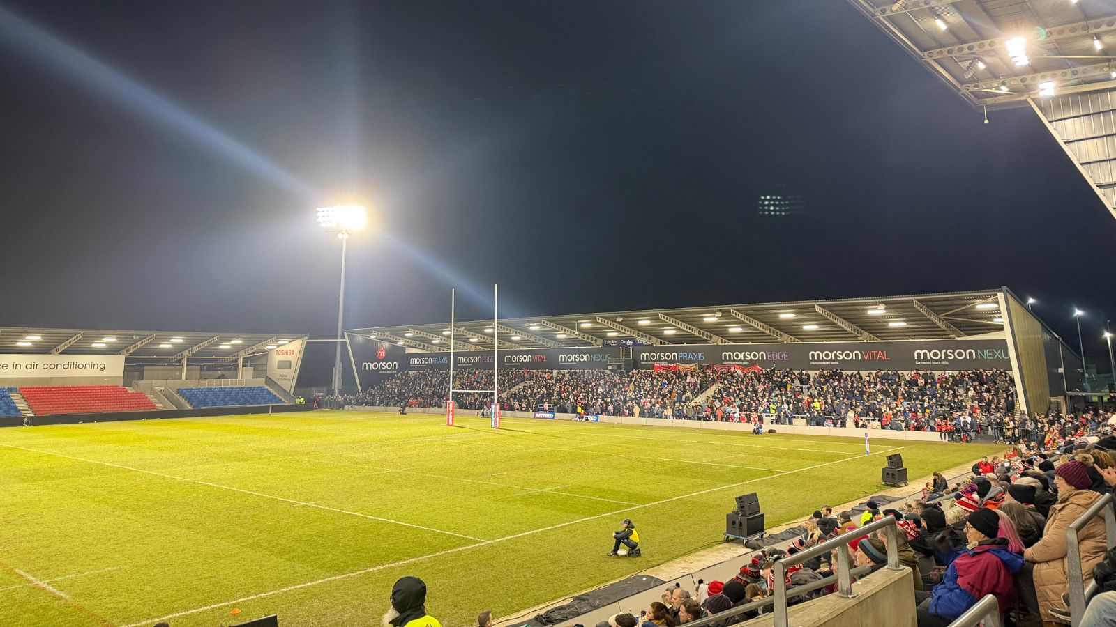 Salford RLFC draw bumper crowd for first-ever game as Oldham prevail