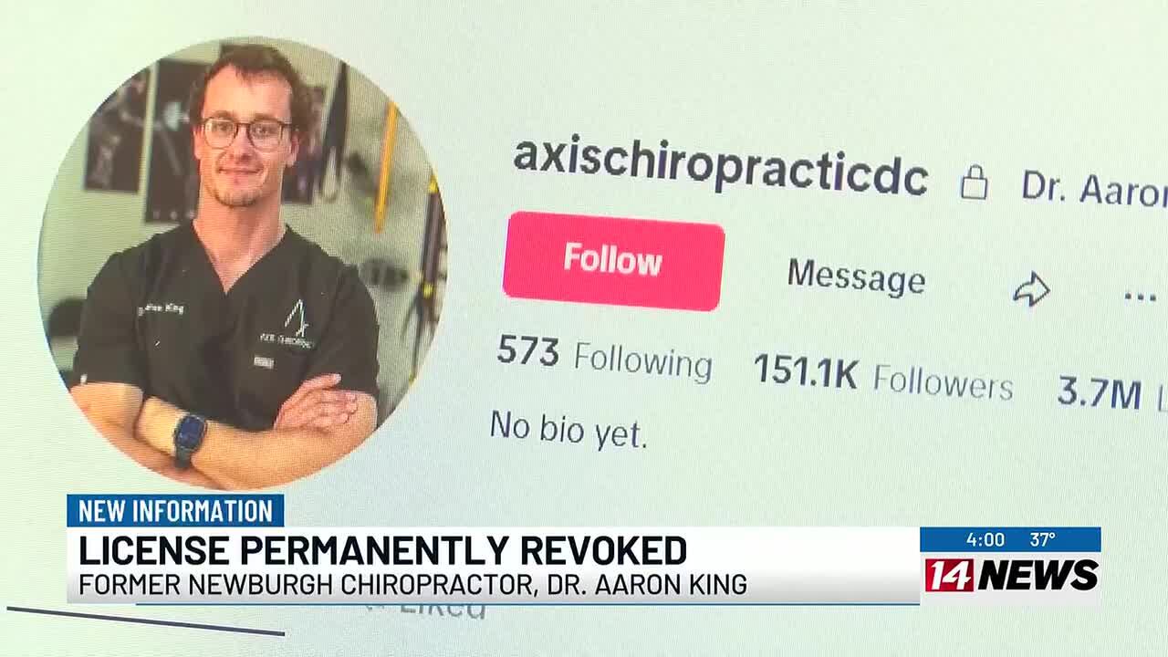 License permanently revoked for former Newburgh chiropractor