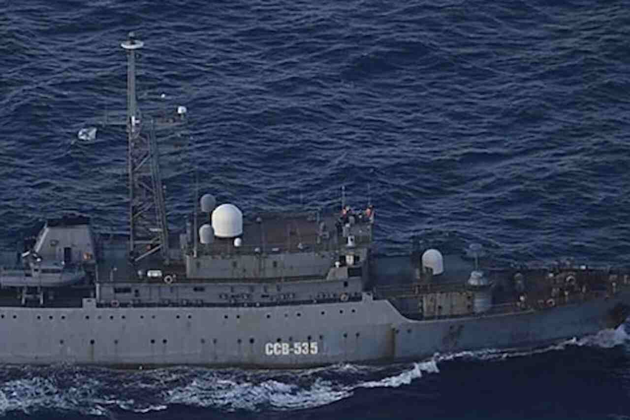 Japão confirma operação de navio espião russo perto de suas águas