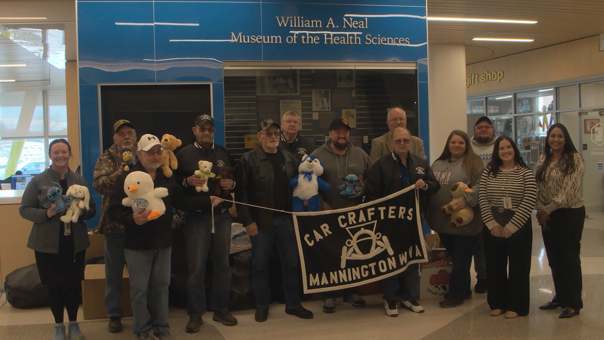 Car club donates 600 stuffed animals to honor baby who passed away