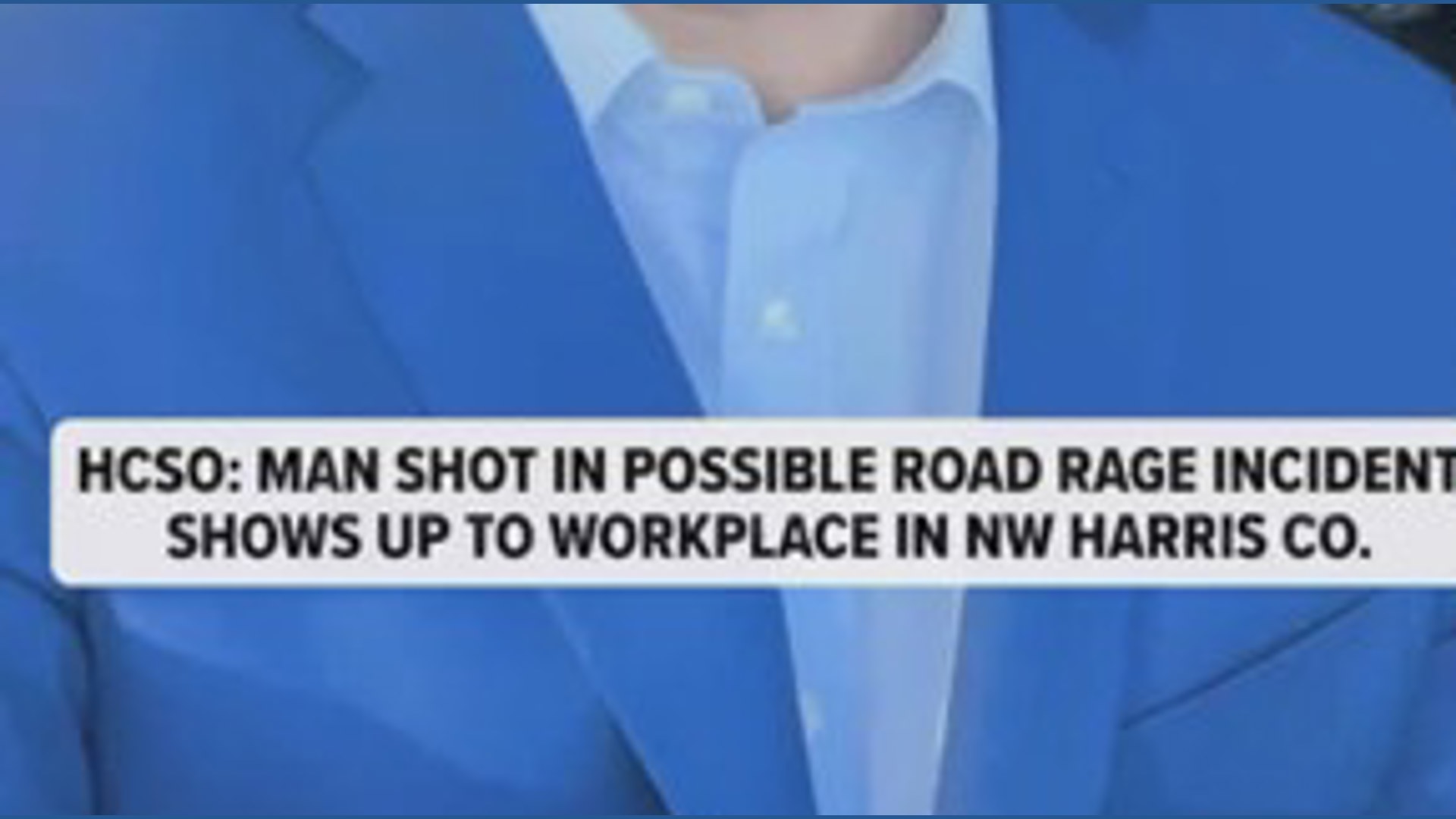 Man shot in possible road rage incident