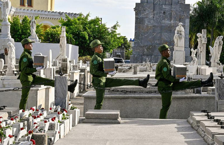 Cubans rally against US 'imperialists' before Havana embassy