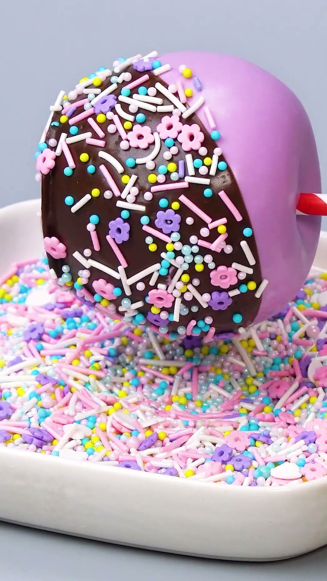 Apple dipped chocolate hacks