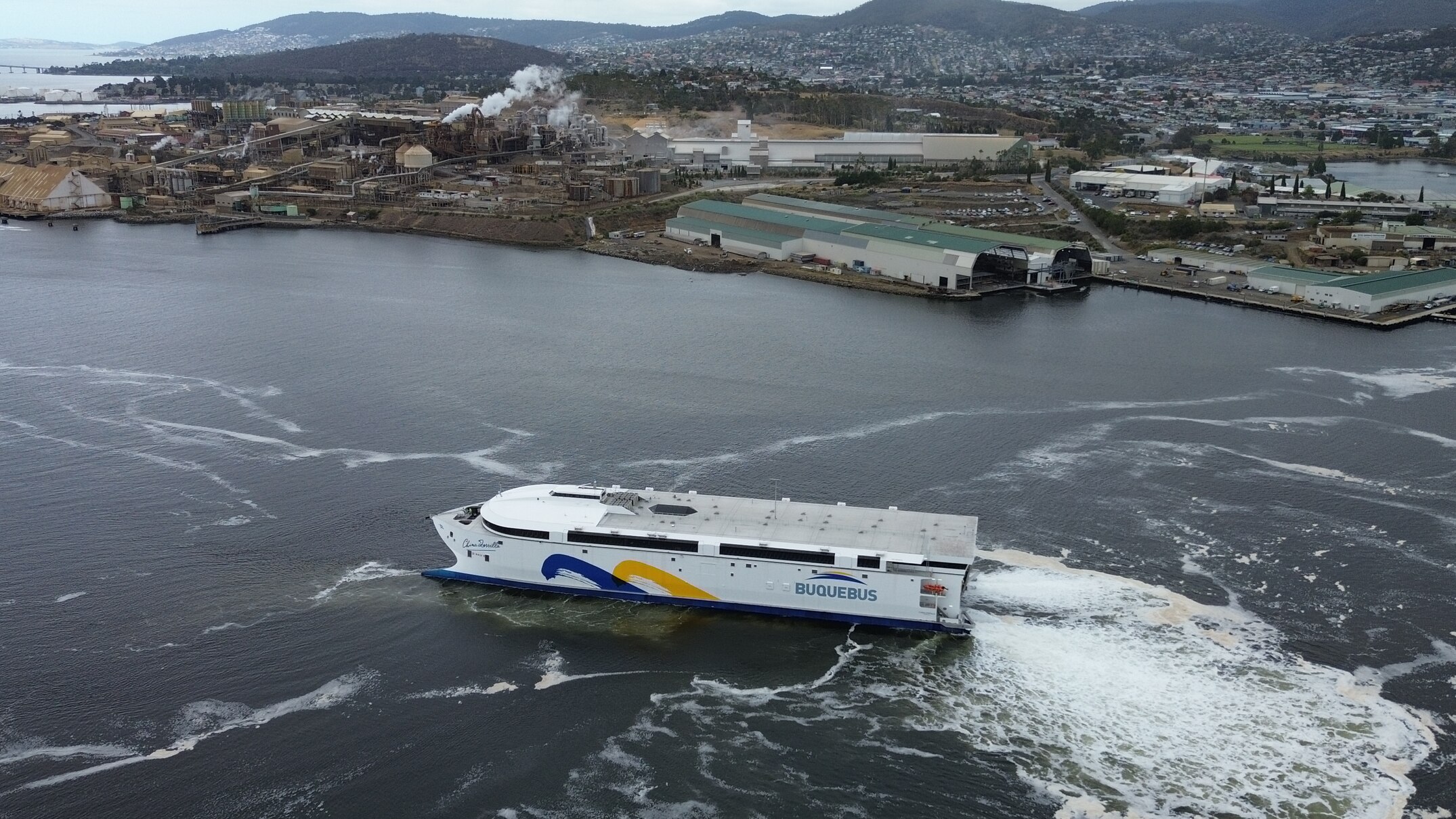Sea trials begin in Hobart for Incat's Hull 096 China Zorilla, the ...