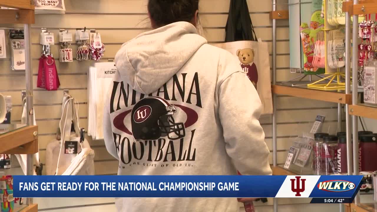 Indiana football fans gear up for national championship game