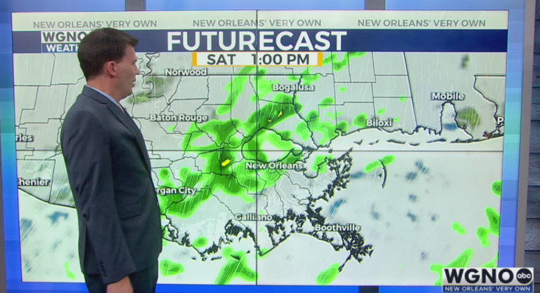 Lingering showers Saturday for a gloomy start to the weekend