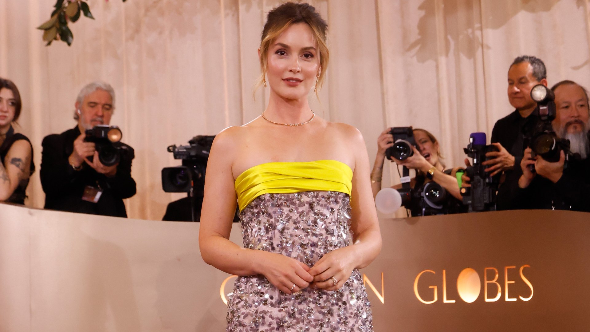 Leighton Meester wore a $35 tinted serum at the Golden Globes instead ...