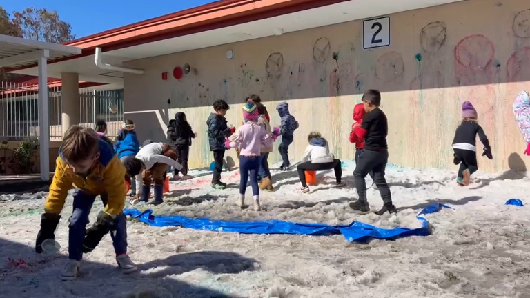 St. Pete elementary school hosts 'snow day' for hands-on learning ...