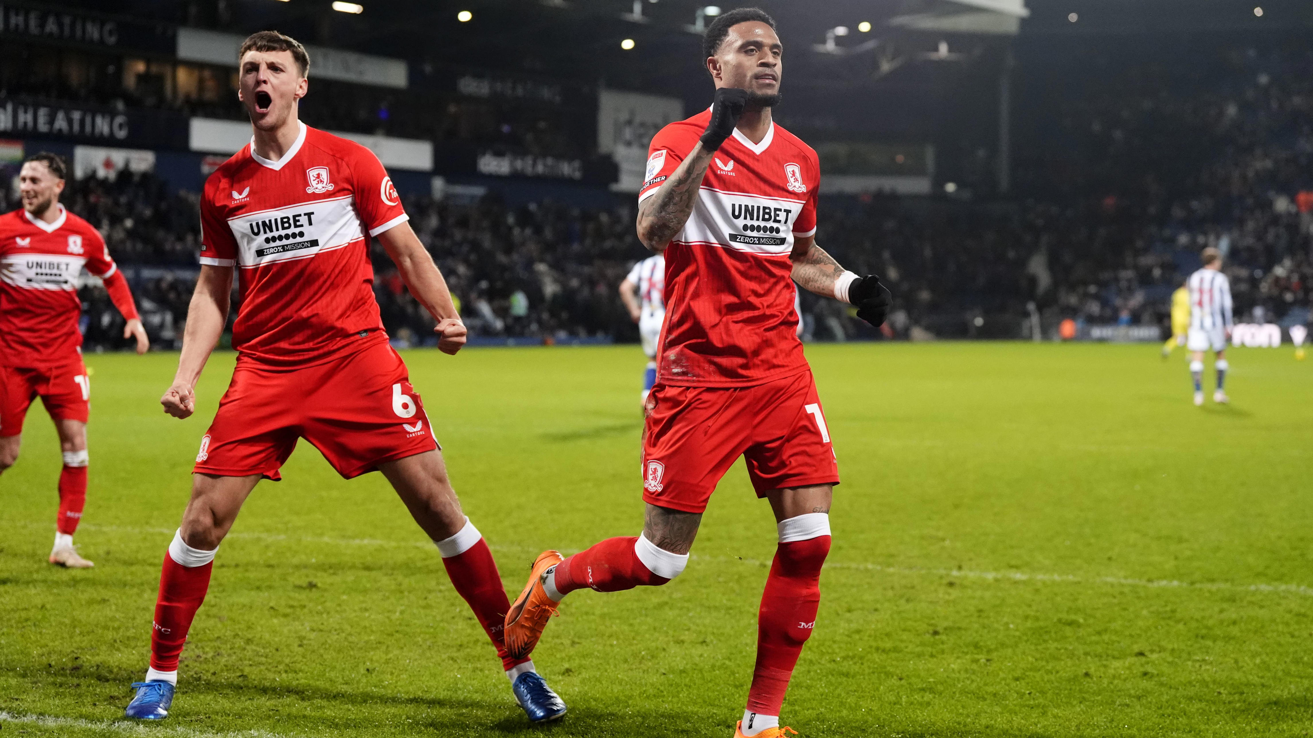 Middlesbrough strike late to thwart West Brom fightback