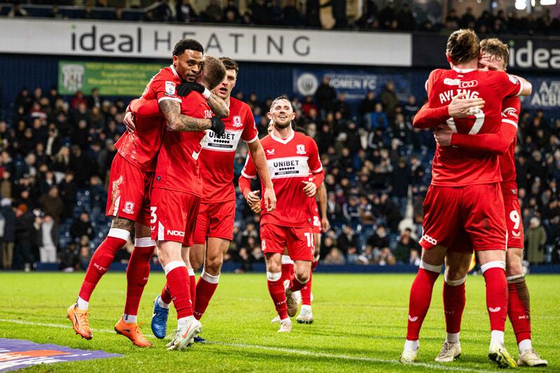 West Brom rally from two goals down but Middlesbrough strike late to ...