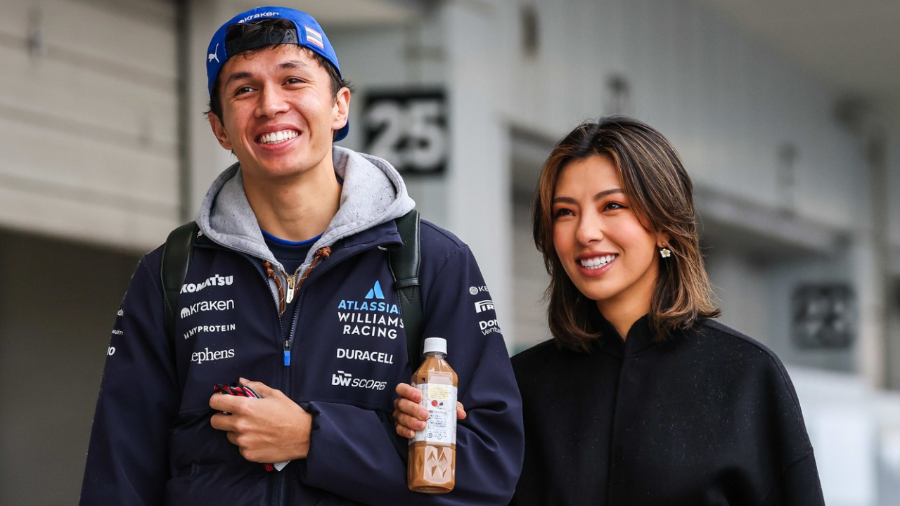 F1 star Alex Albon announces engagement to pro golfer Lily Muni He ...