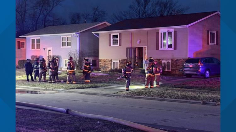 2 hospitalized after house fire in Moline on Friday night