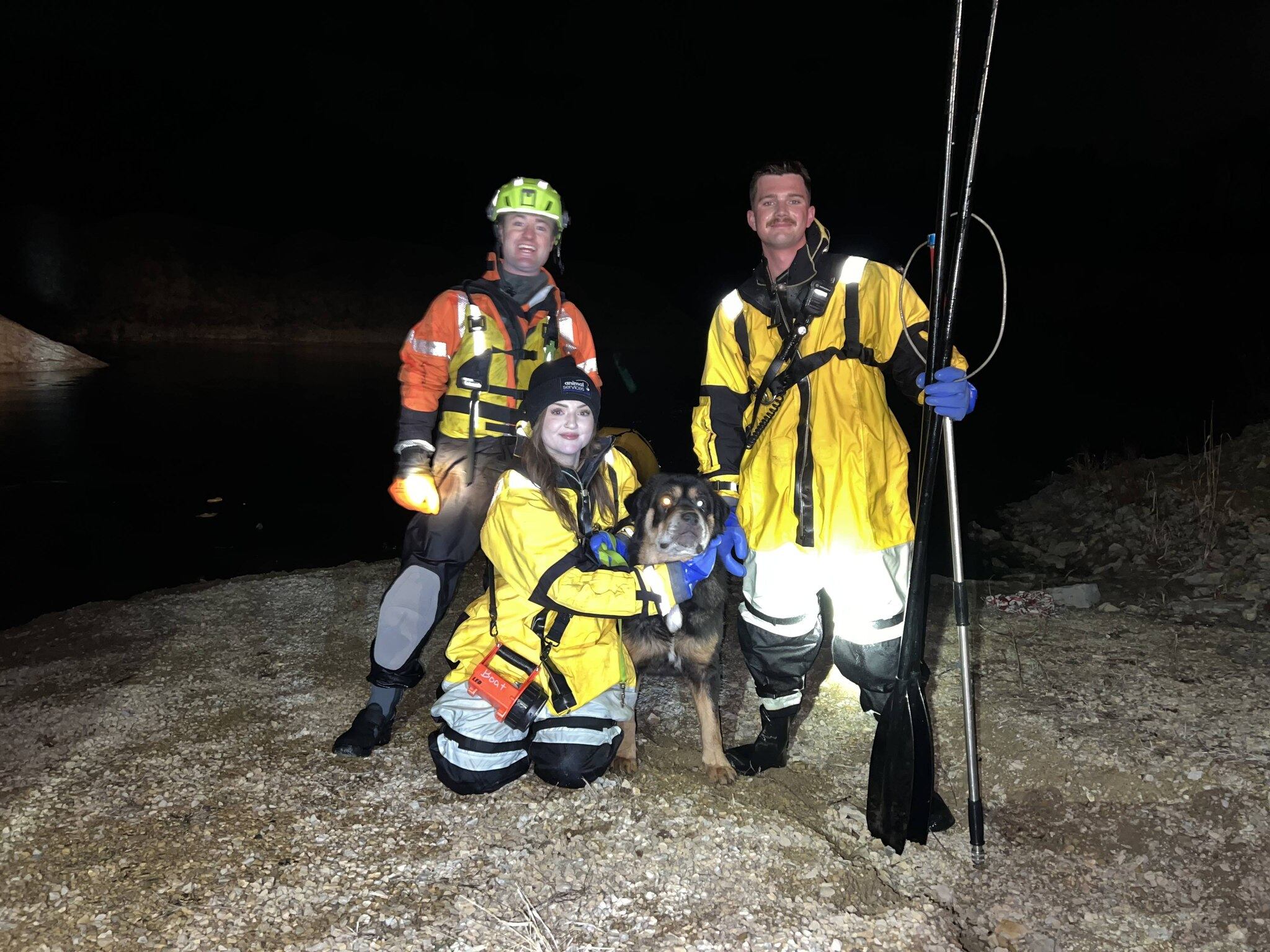 Fire crews rescue dog from quarry near South Beloit