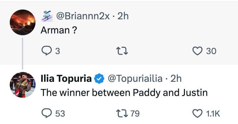 Ilia Topuria teases return in spring against the winner of Justin ...