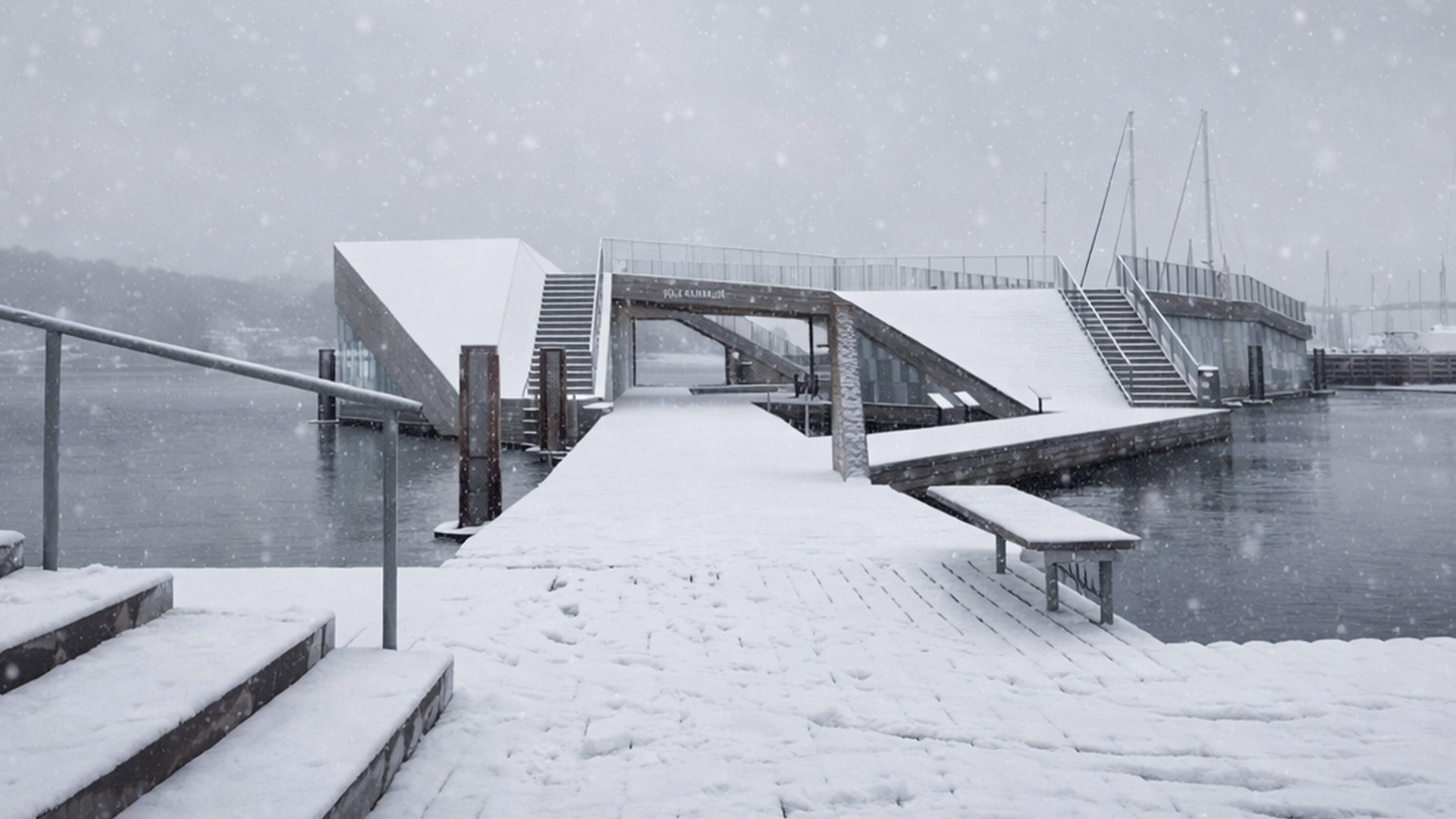Denmark’s winter pier is surprisingly beautiful