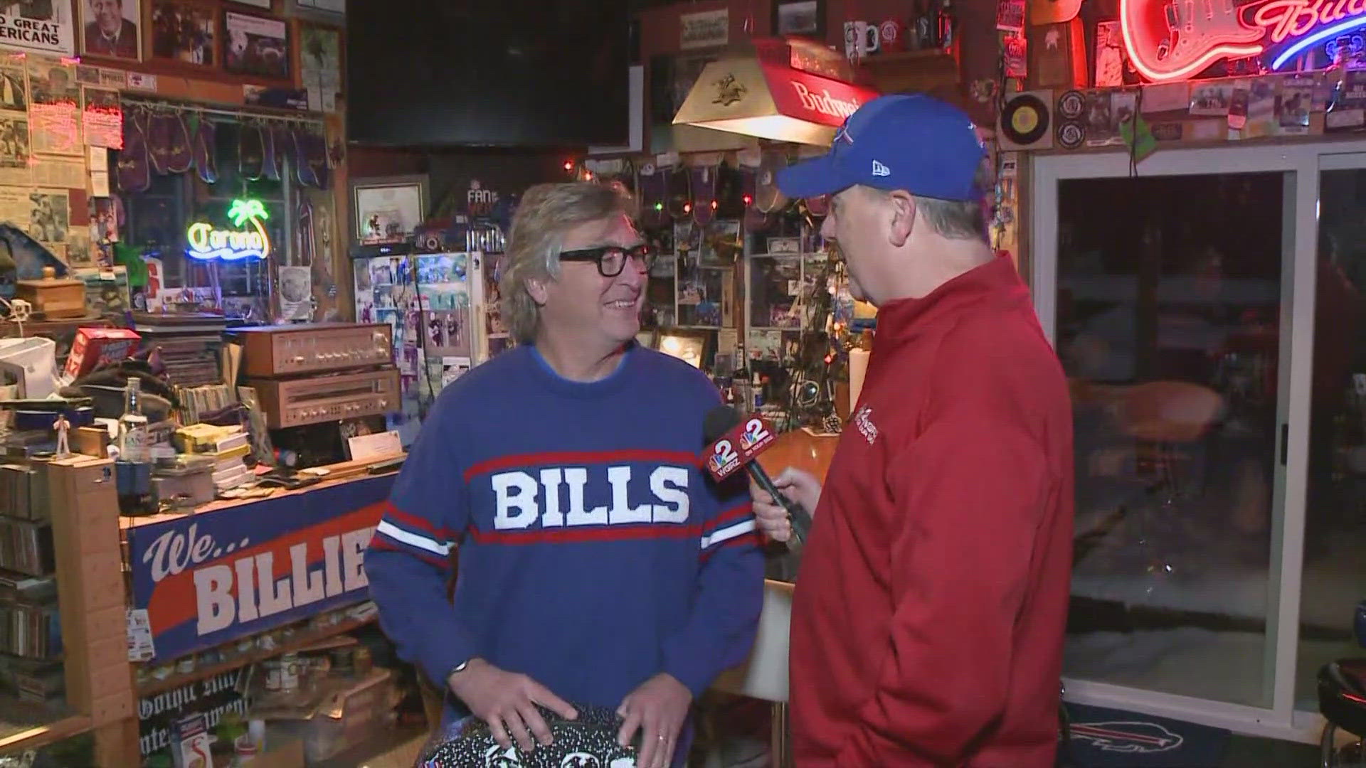 Bills Elvis gets ready for divisional game
