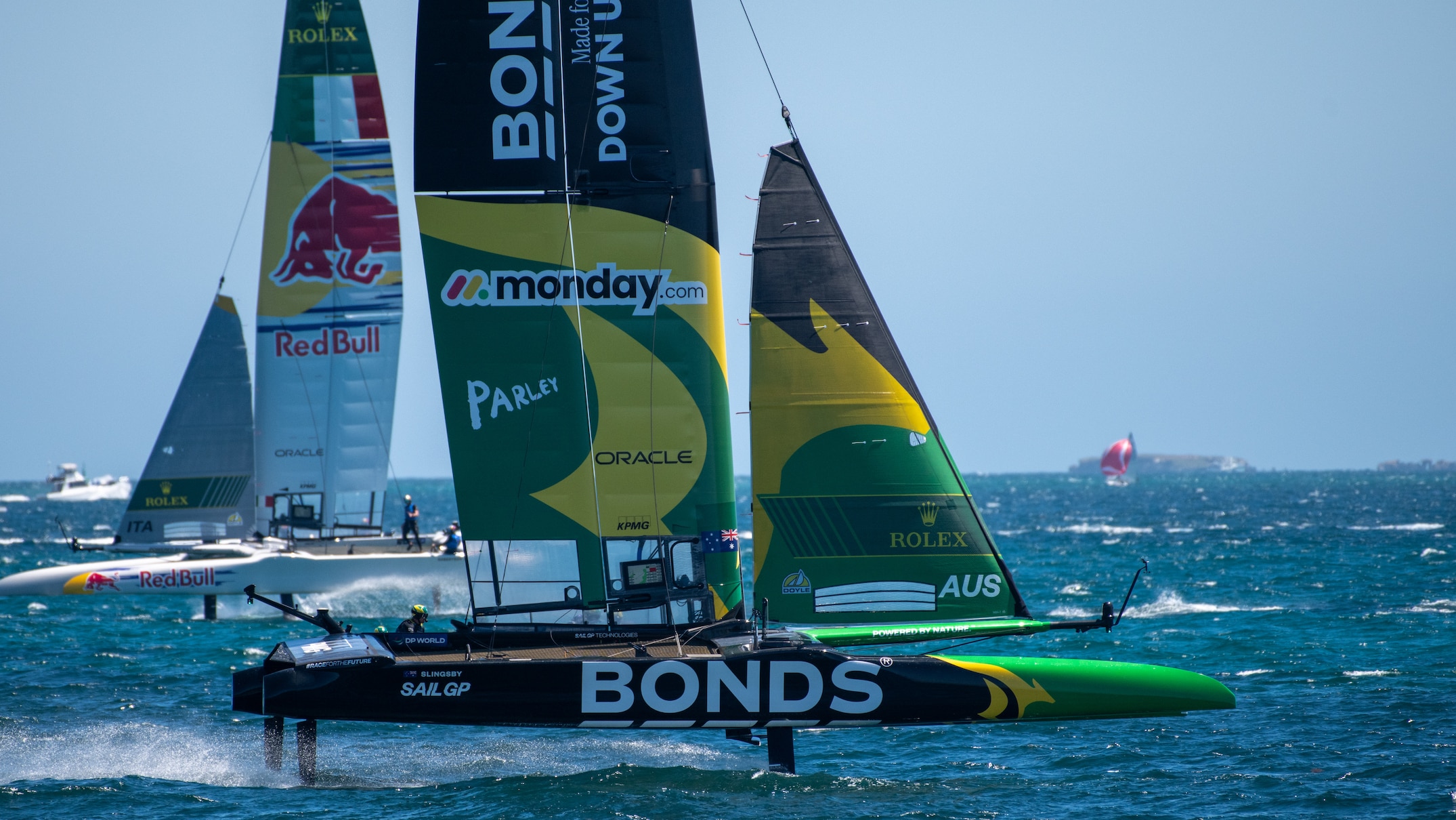 Sail Grand Prix fleet stung by Fremantle doctor before race has even begun