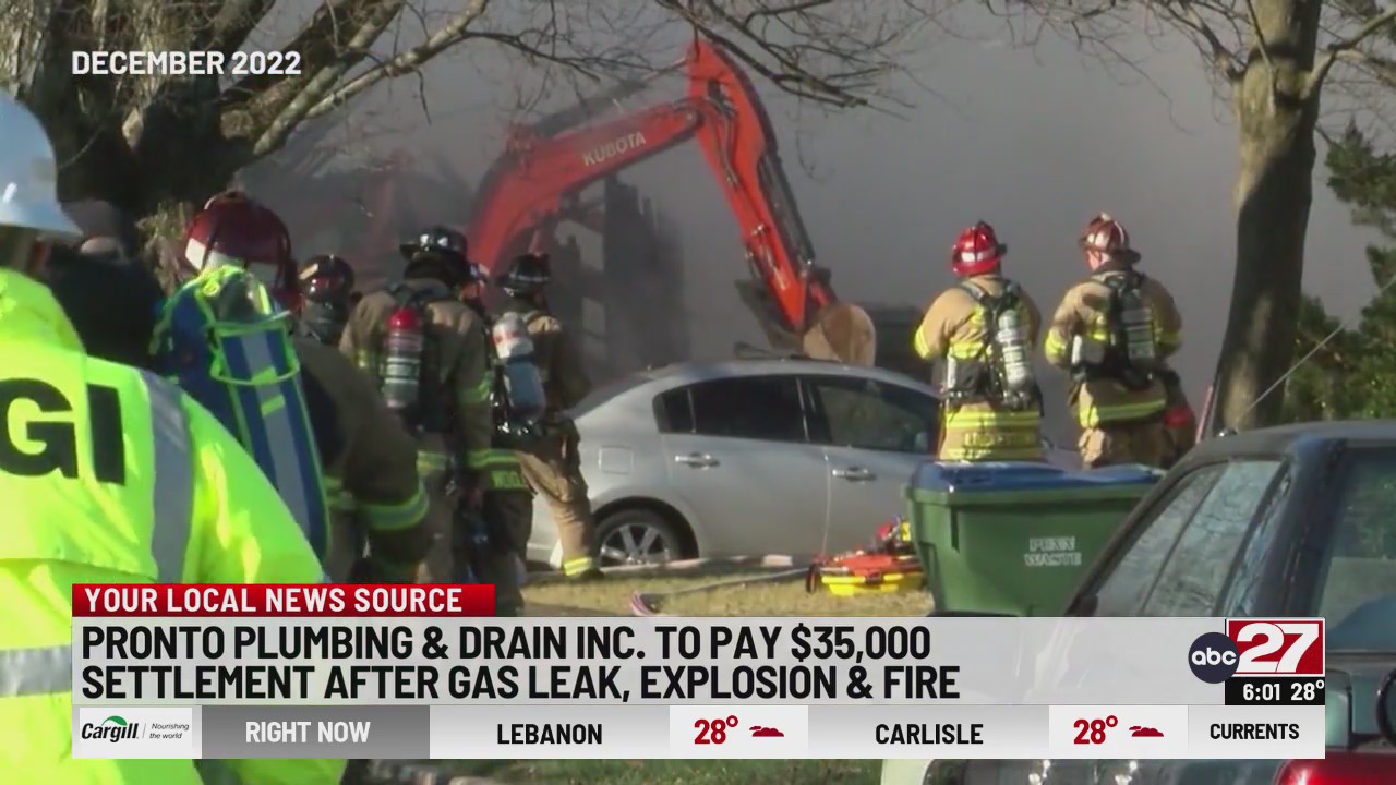 Company to pay settlement after Dauphin County home explosion